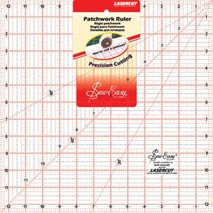 Quilting Ruler 12.5inch square – UsefulBox Sewing School